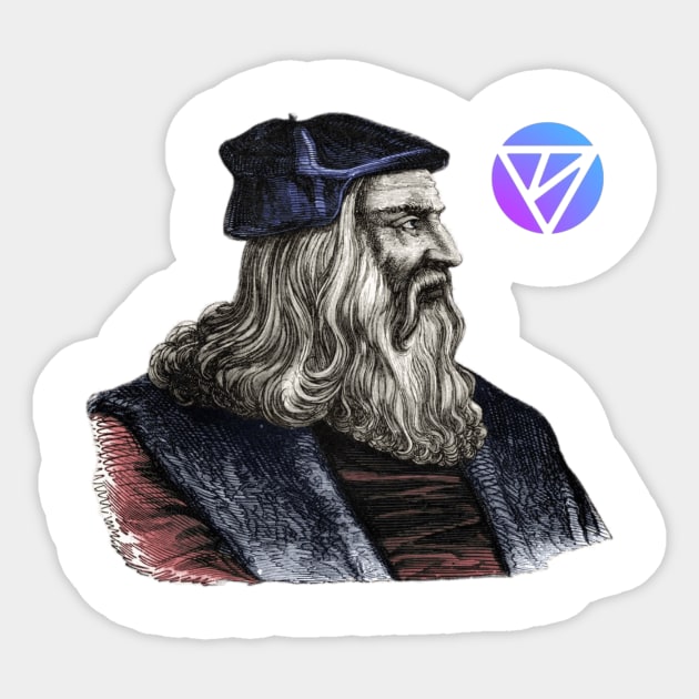 Vitruveo Da Vinci - Vitruveo Da Vinci - Sticker | TeePublic